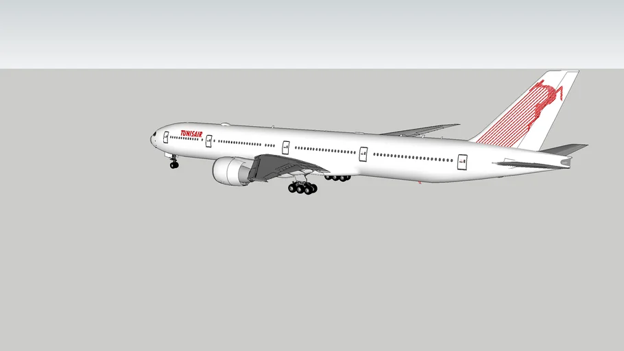 Tunisair Boeing 777-300ER | 3D Warehouse
