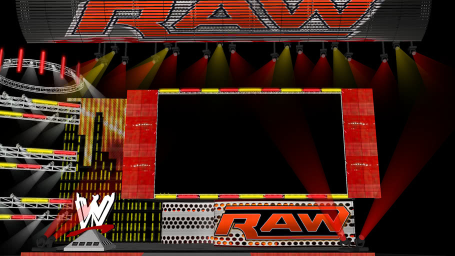 WWE RAW HD - FINISHED STAGE | 3D Warehouse