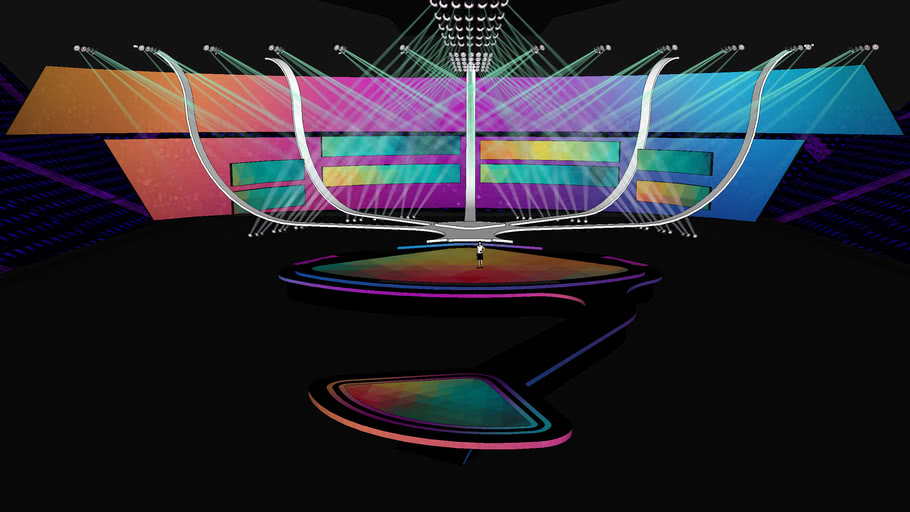 Eurovision 2015 Vienna stage idea no. 7 | 3D Warehouse