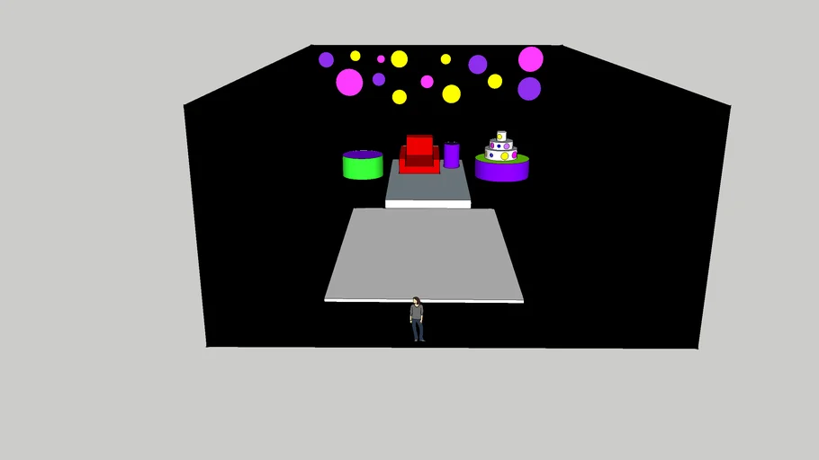 debut stage lay out | 3D Warehouse