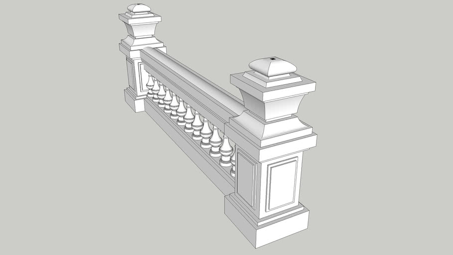 Lan can cổ điển | 3D Warehouse