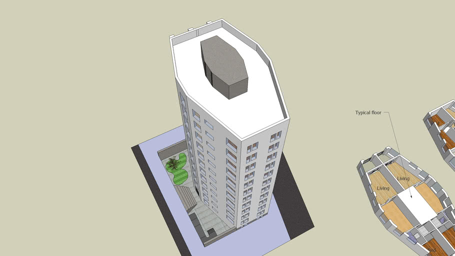 Octagon Tower | 3D Warehouse