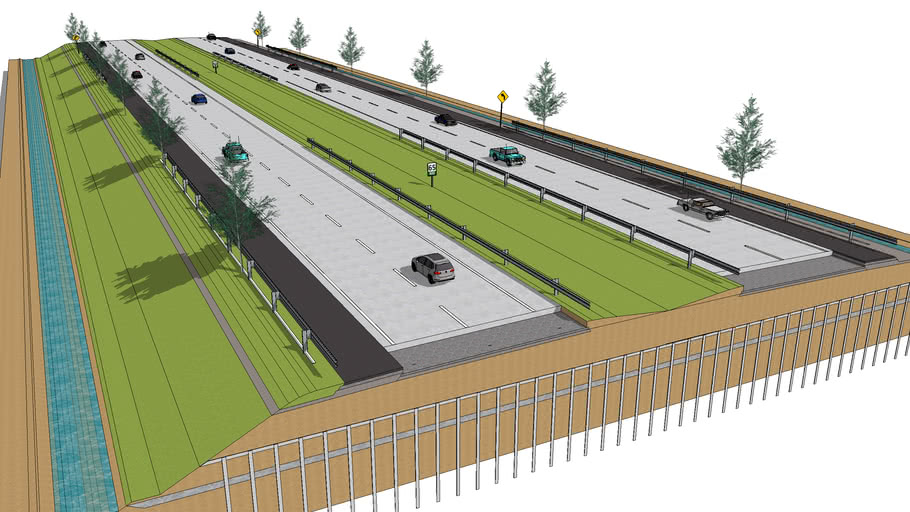 Toll Road Construction | 3D Warehouse