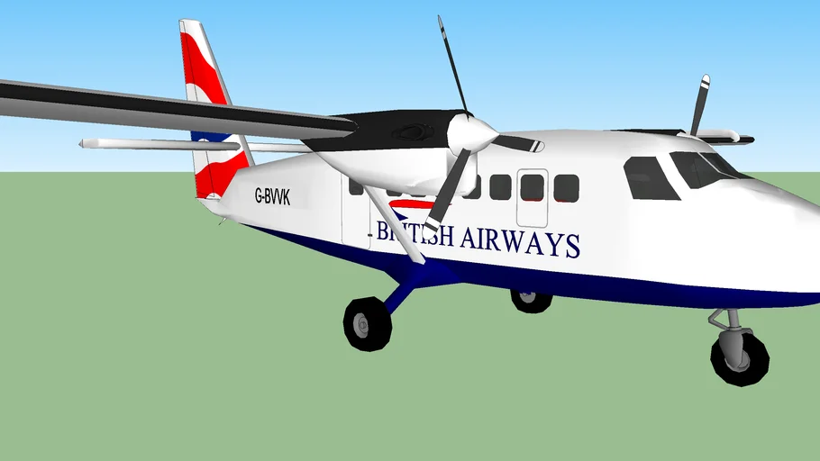 British Airways De Havilland Canada DHC-6 Twin Otter Series 310 | 3D Warehouse