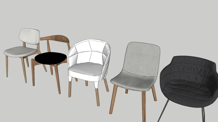 Cadeiras set 02 | 3D Warehouse