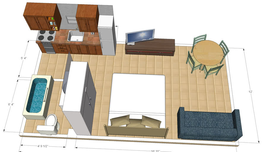 Ideal condo | 3D Warehouse