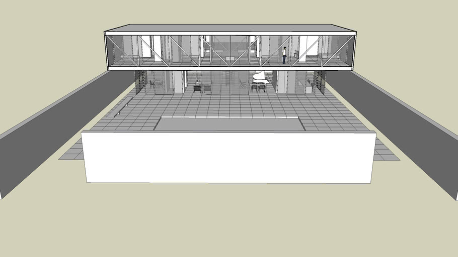 Chamorro House, by Craig Ellwood | 3D Warehouse