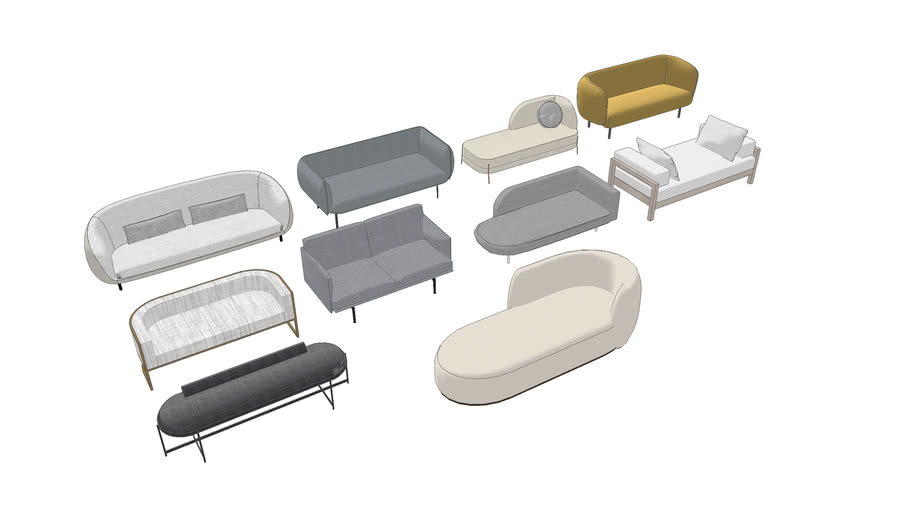 Settee | 3D Warehouse