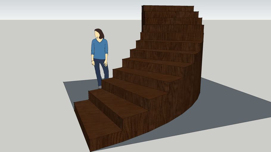 Curved Stair | 3D Warehouse