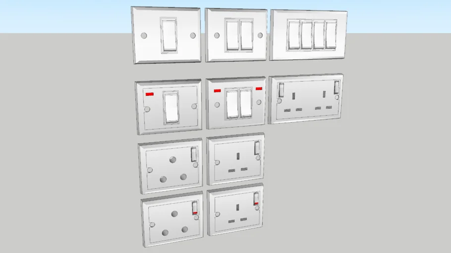 Electrical sockets | 3D Warehouse
