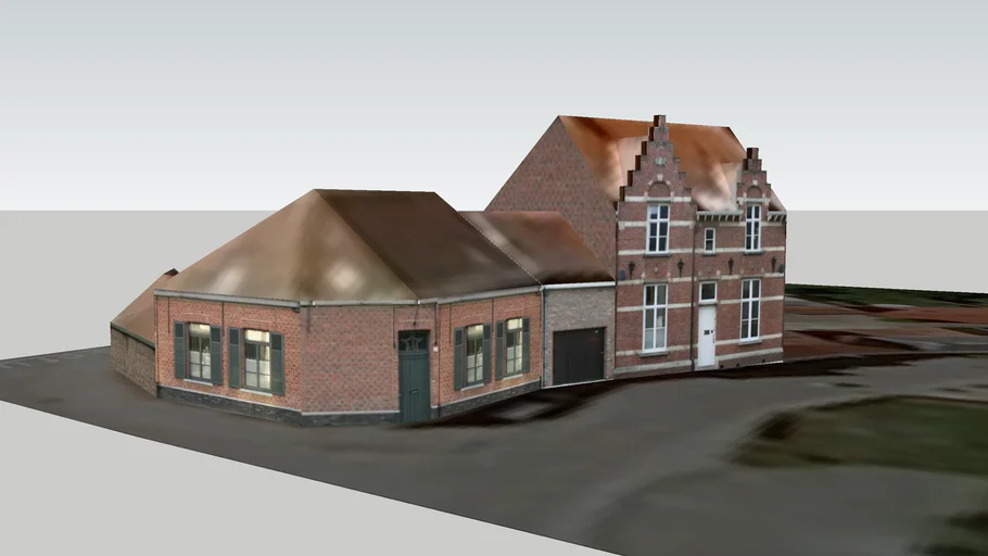 Bazel houses on the church square | 3D Warehouse