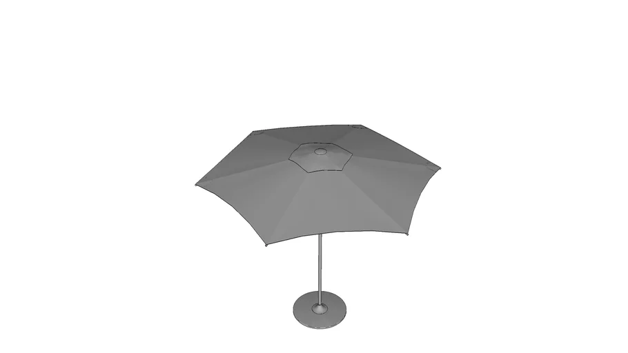 Hexagonal Push-Up Parasol | 3D Warehouse
