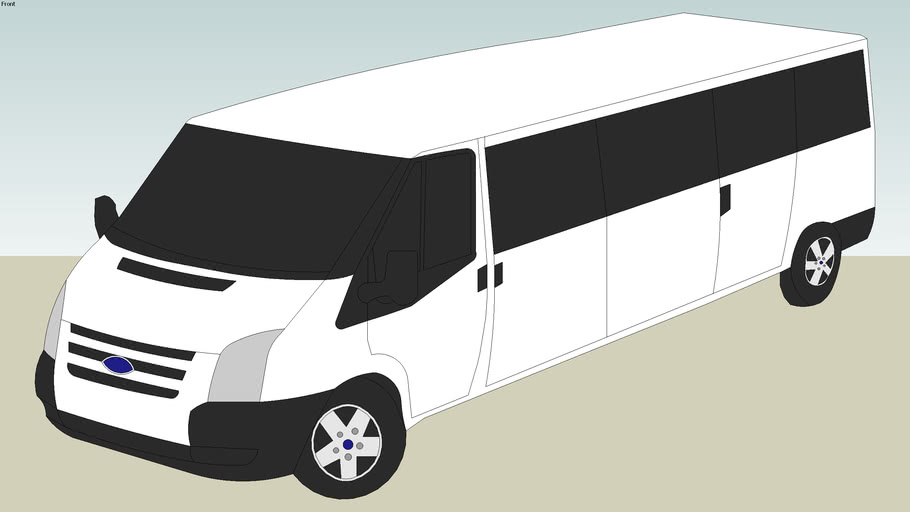 2007 Ford Transit XXL UK (2D Image) | 3D Warehouse