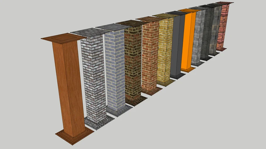 Pillars | 3D Warehouse
