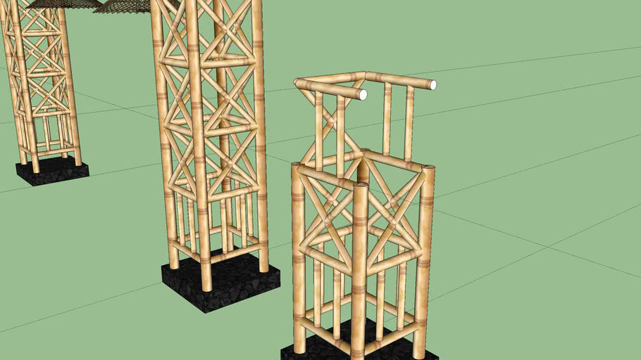 gerbang bambu | 3D Warehouse