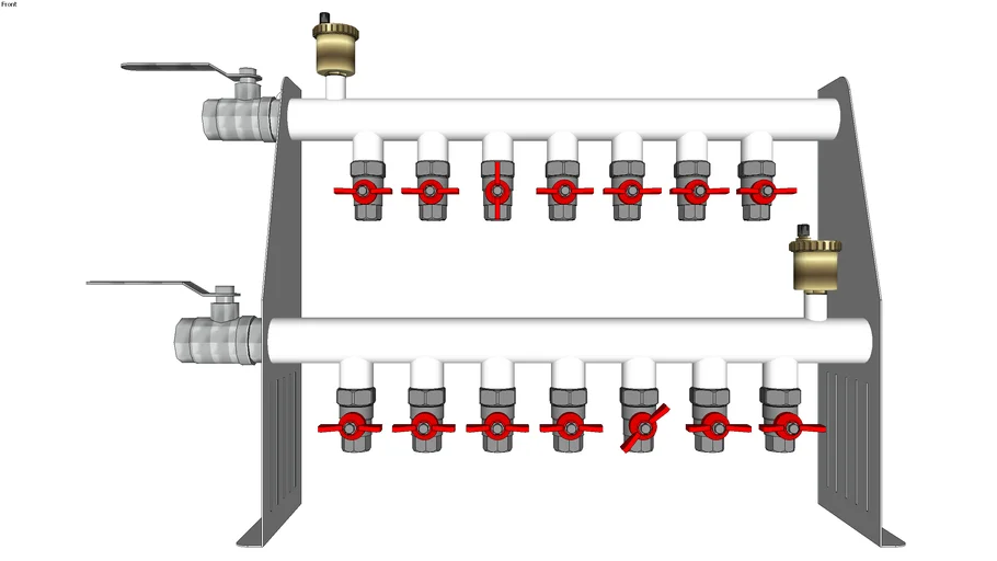 온수 분배기(water distributor) | 3D Warehouse