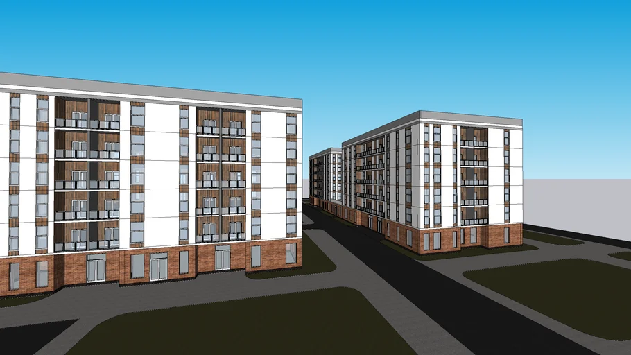 Apartment building | 3D Warehouse