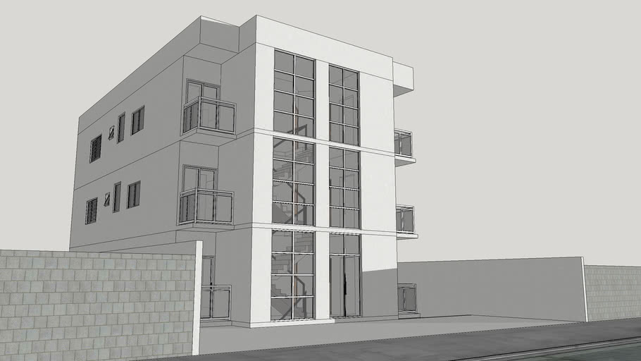 Edificio 3 andares | 3D Warehouse