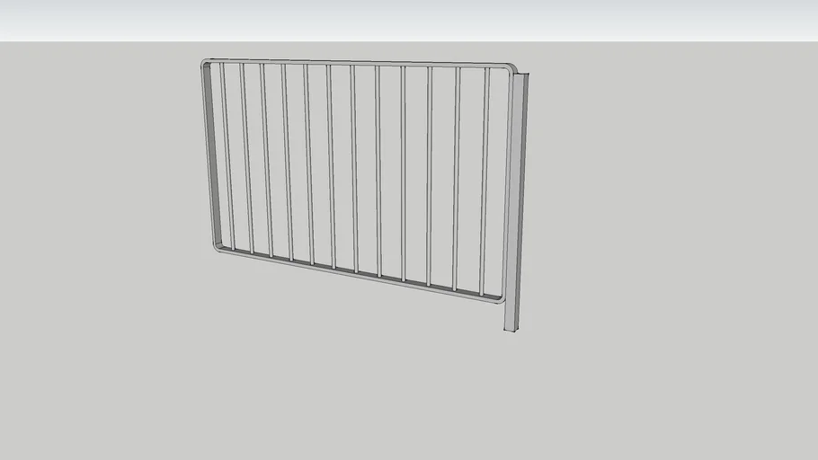 Hong Kong Highways department HYD type 2 railing H2130 | 3D Warehouse