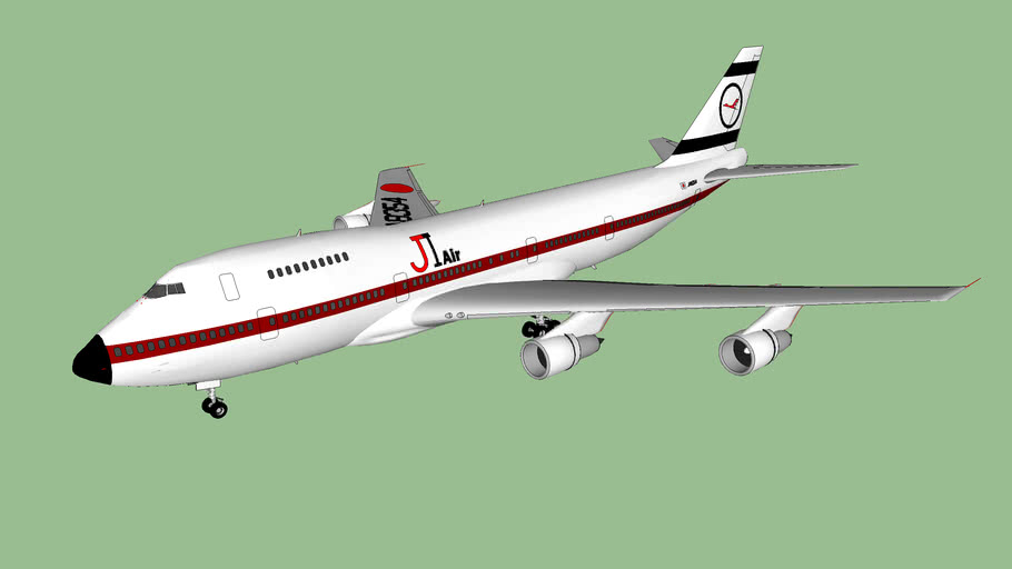 JI airlines Boeing 747-200 Fictional] | 3D Warehouse