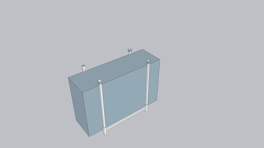 8' Table Stack Rack | 3D Warehouse