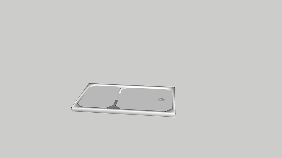 Shower tray 1410 x 810 x 55 | 3D Warehouse
