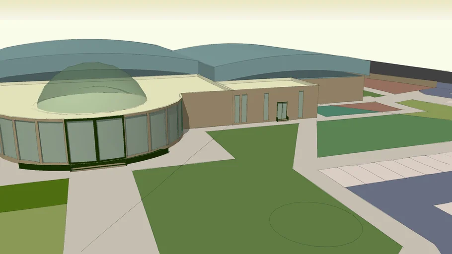SKETCH OF SPORTS COMPLEX | 3D Warehouse