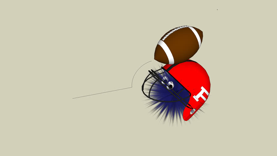 Football Fuzzy Buzz | 3D Warehouse
