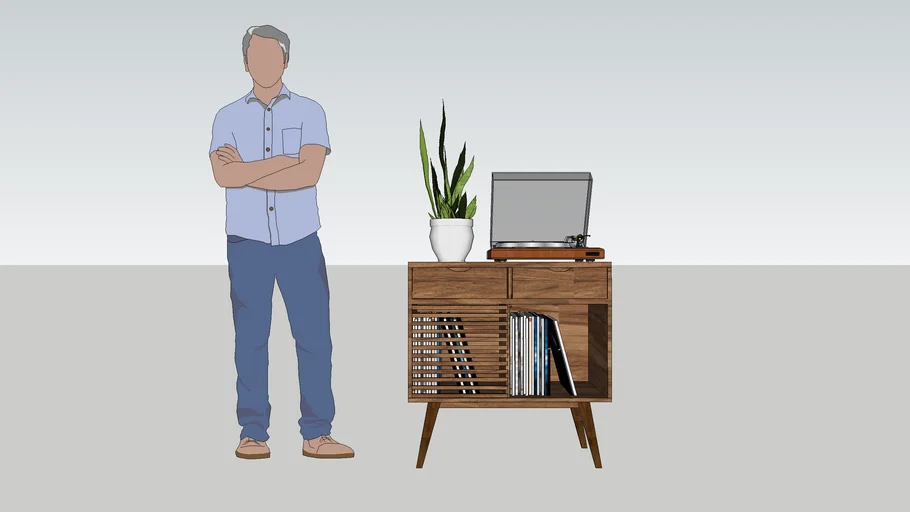 Vinyl Table | 3D Warehouse