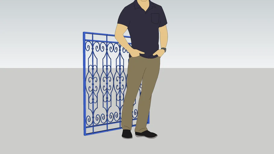 fenetre fer forgé | 3D Warehouse