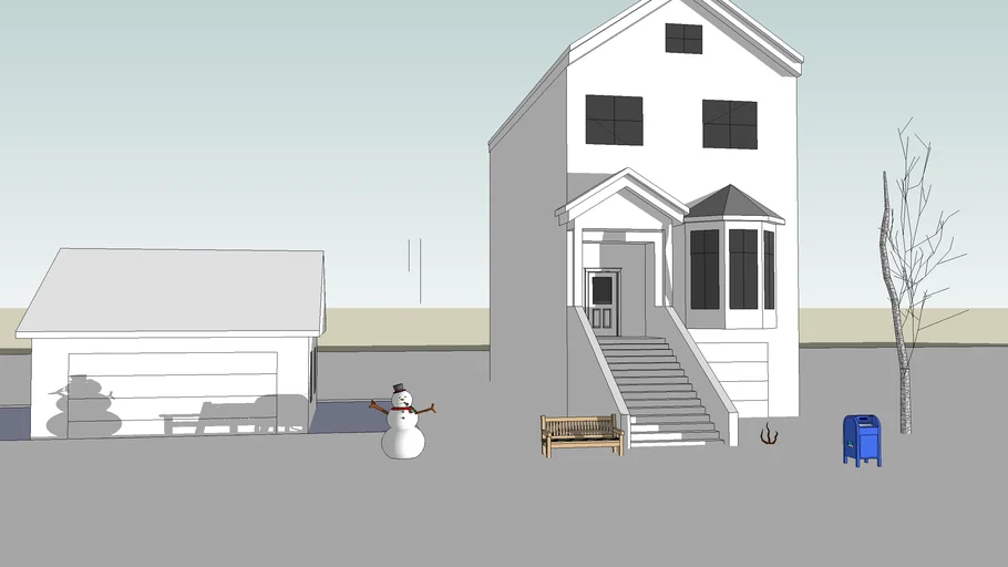 Snowy Day | 3D Warehouse