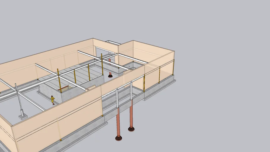App. A Small Commercial Building- 05 Structural Frame and CMU | 3D ...