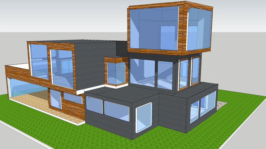 Modern House Draft | 3D Warehouse