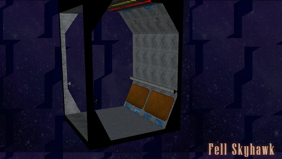 Corridor 2 with single doorway | 3D Warehouse