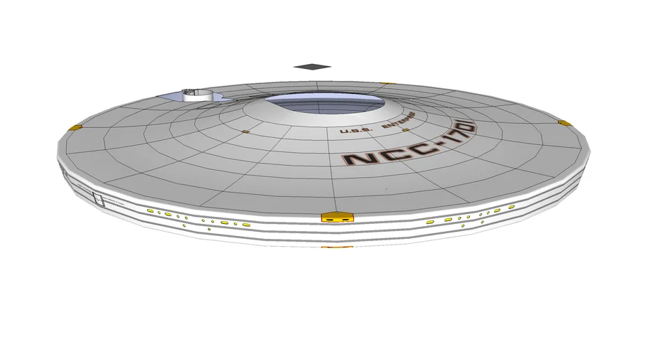 USS Enterprise NCC-1701-A (SUPER UPDATE!) Part 1 Lower Saucer Section ...