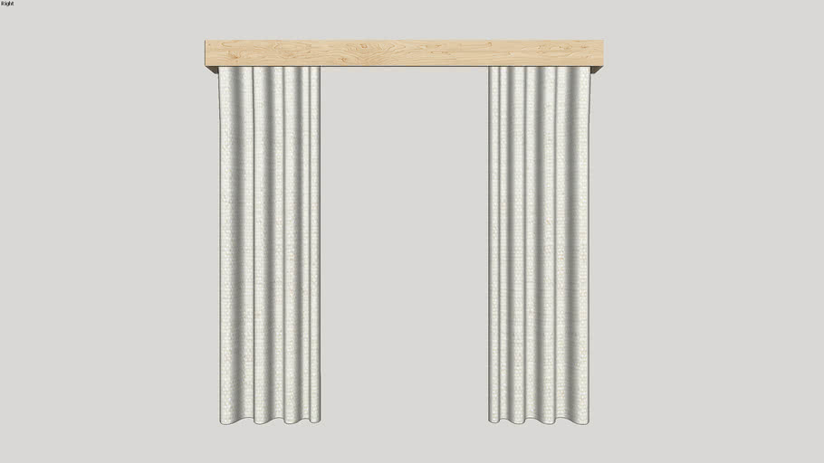 Linen curtains | 3D Warehouse