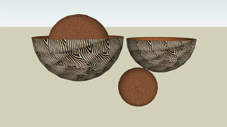 tiger bowls | 3D Warehouse