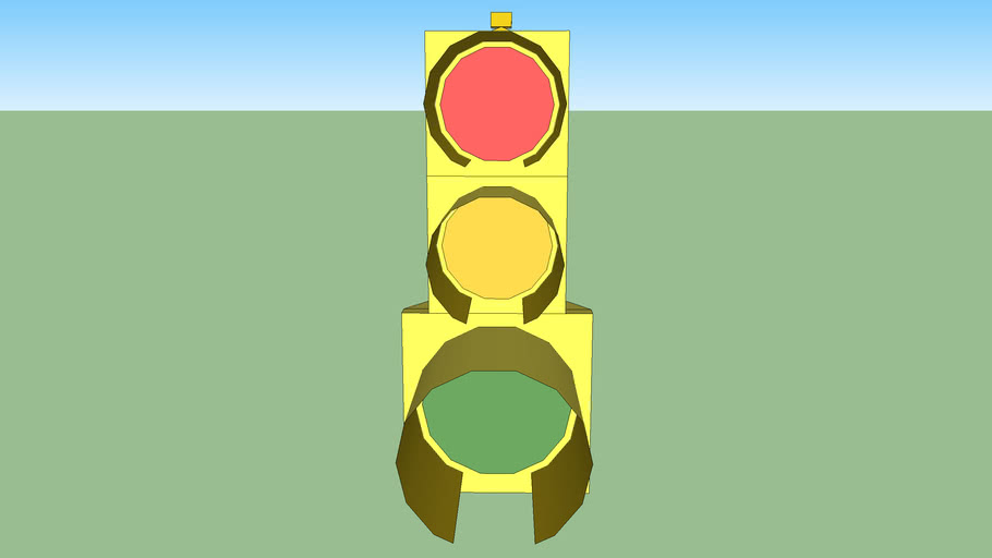 Stoplight 1x12 in 2x8 in | 3D Warehouse