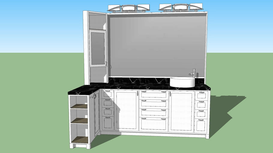 Corner Sink Single | 3D Warehouse