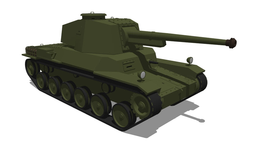 Japanese Type 3 Chi-Nu Medium Tank - Updated | 3D Warehouse