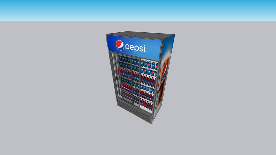 Large Pepsi Fridge | 3D Warehouse