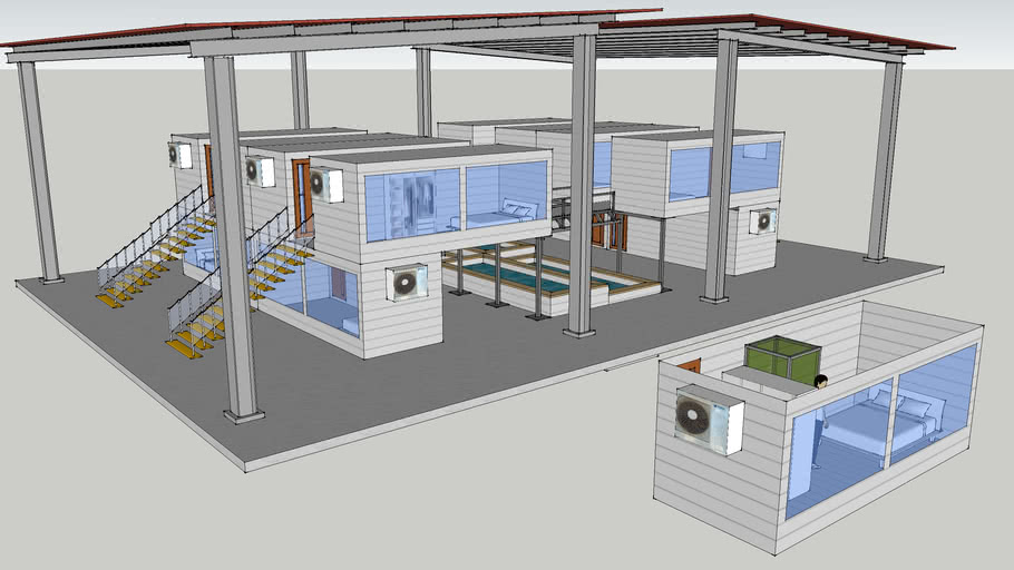 Cabin/ Resort/ House 2 | 3D Warehouse