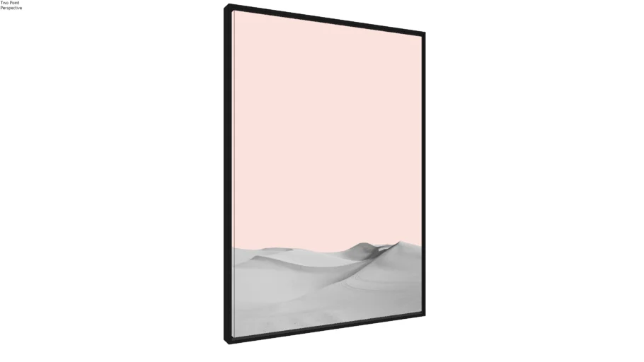 Quadro Deserto Minimalista | 3D Warehouse