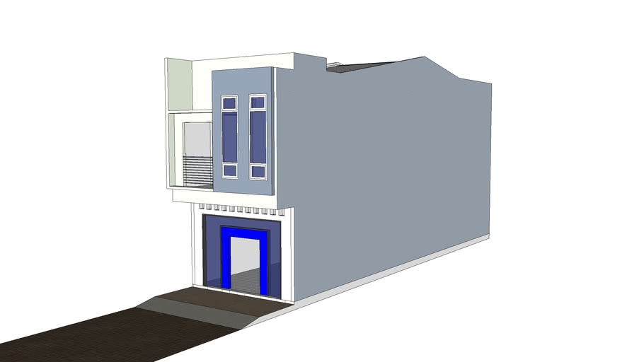 DESAIN RUKO 2 LANTAI | 3D Warehouse