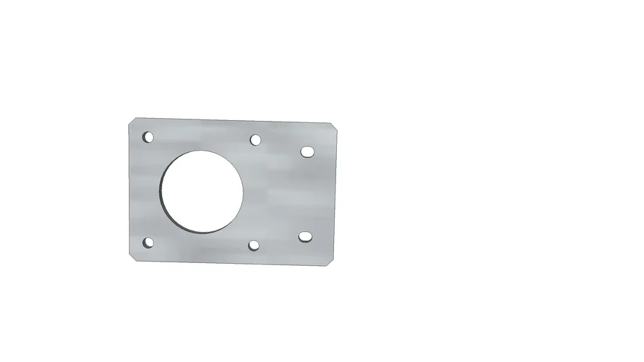 NEMA 17 Motor Plate Fixed Bracket | 3D Warehouse