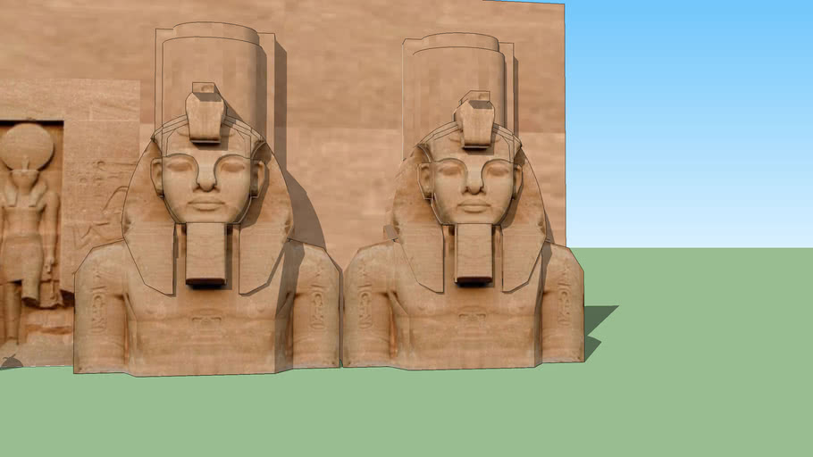 Abu Simbel section experiment | 3D Warehouse