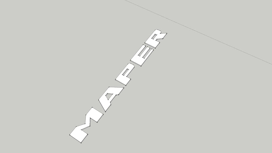Logo MAPER | 3D Warehouse