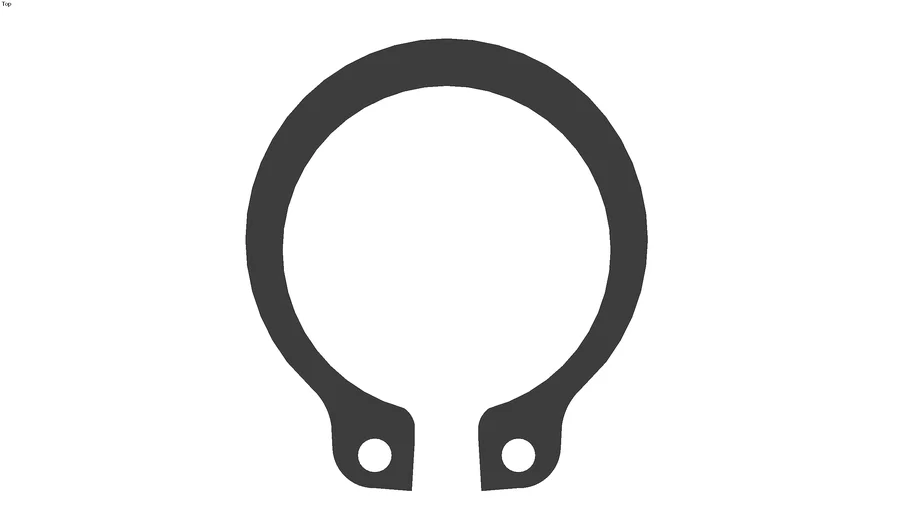 Circlip 16mm External | 3D Warehouse