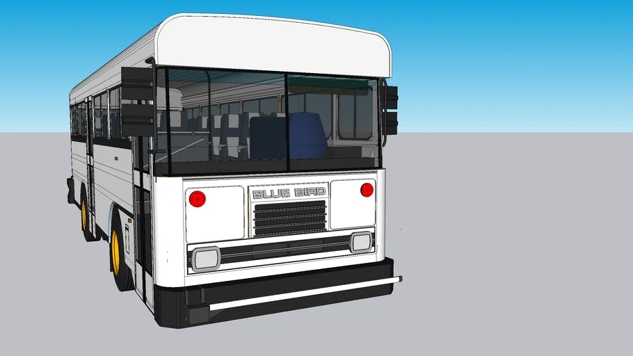 1997 Blue Bird CS-FE 3000 (transit/shuttle) bus | 3D Warehouse