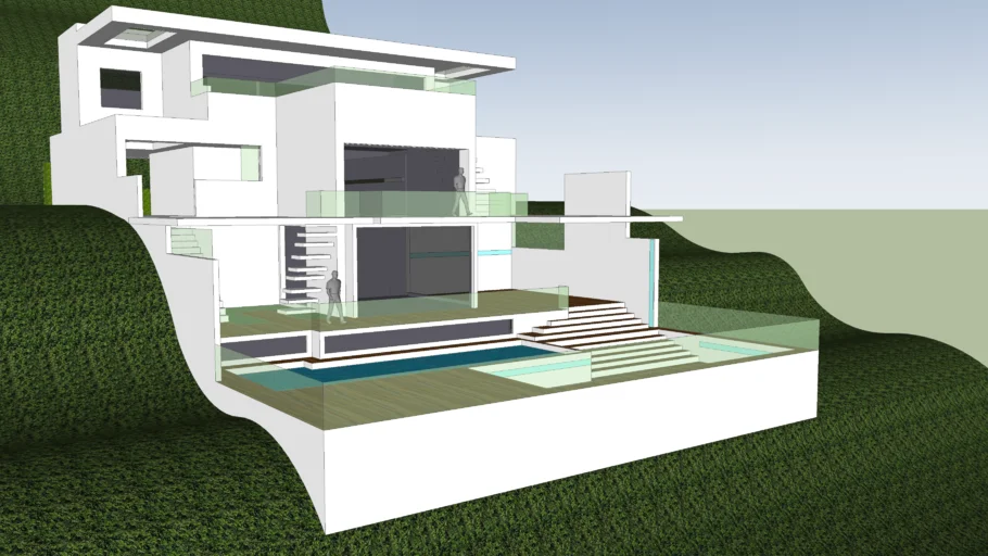 House on a hill | 3D Warehouse